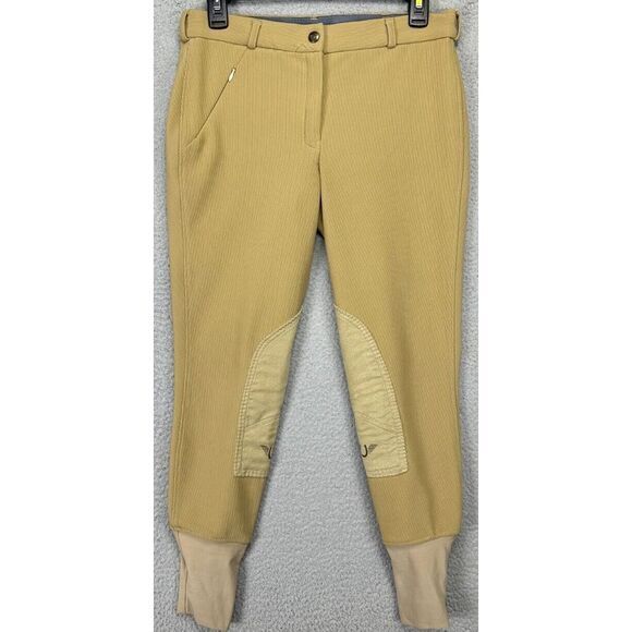 Pants & Jumpsuits | Tuff Rider Pants Womens 28 Tan Breeches Ribbed Low ...